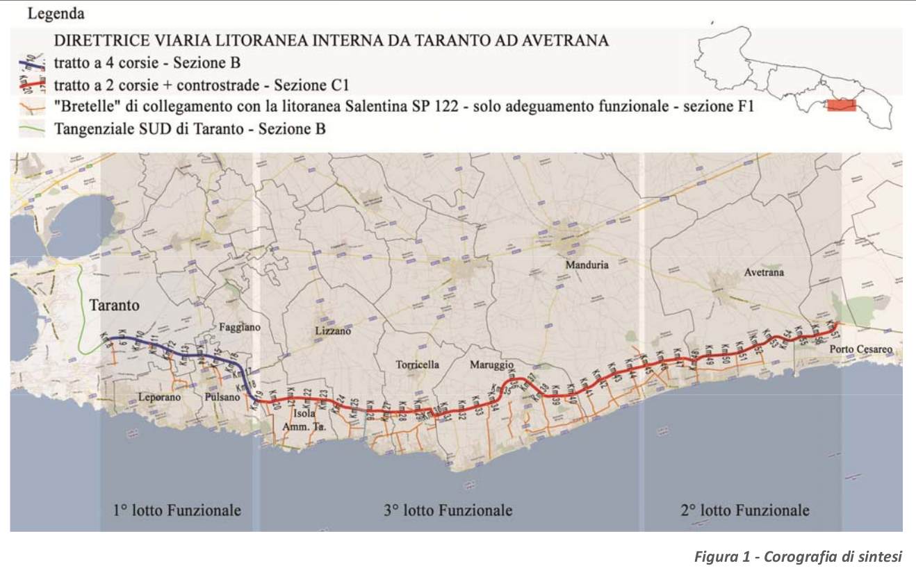 Il Progetto della Tangenziale Sud - Giustizia per Taranto Il Progetto della Tangenziale Sud - Giustizia per Taranto